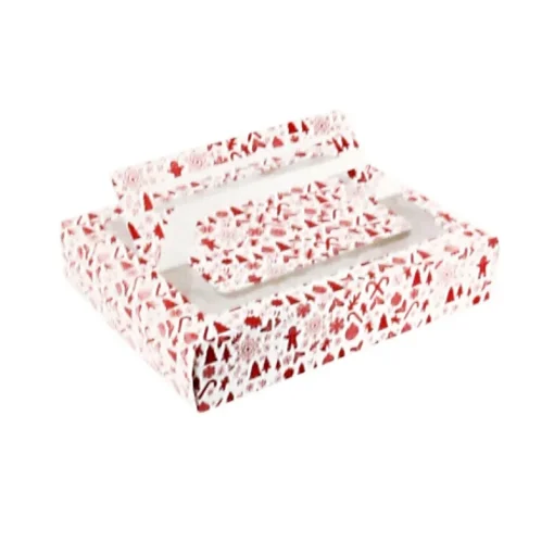 Hot Cerf Dellier Boîte à biscuits à fenêtre avec poignées (x 2) - Top ...